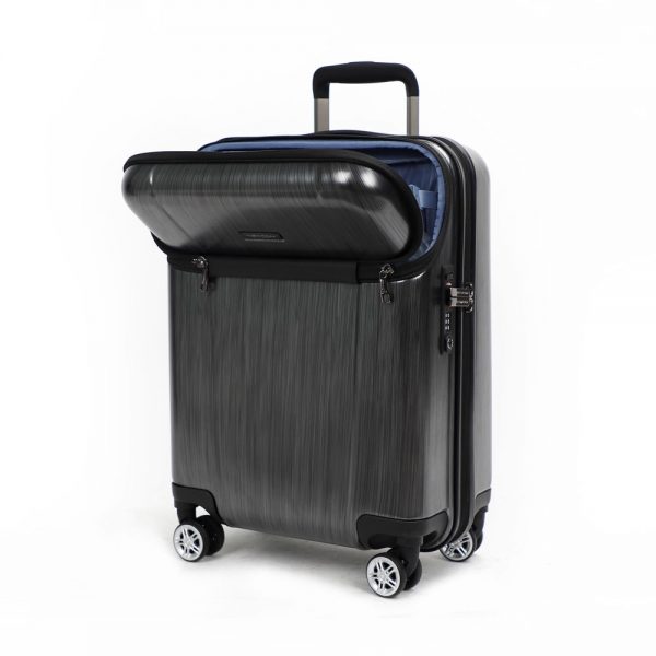 NEWCOM Hardside Carry On Luggage With TSA Lock, USB Charging, 20" inch ...